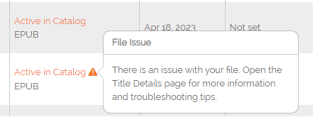 File Issue Notification – NetGalley Client Knowledge Base