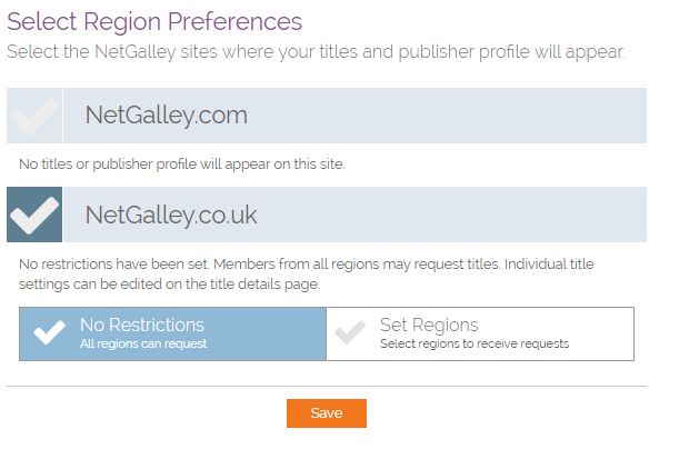 NetGalley.co.uk and Region Preferences – NetGalley Client Knowledge Base